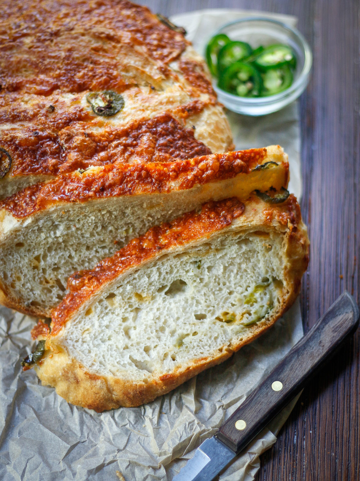 Jalapeño Cheddar Cheese Loaf – Fig & Olive Platter