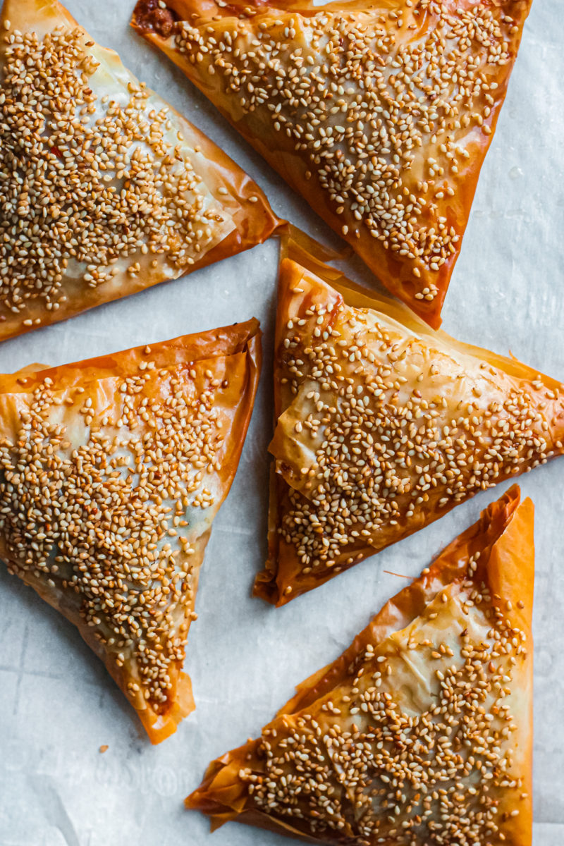 How To Make Spinach Cheese Borek Fig Olive Platter