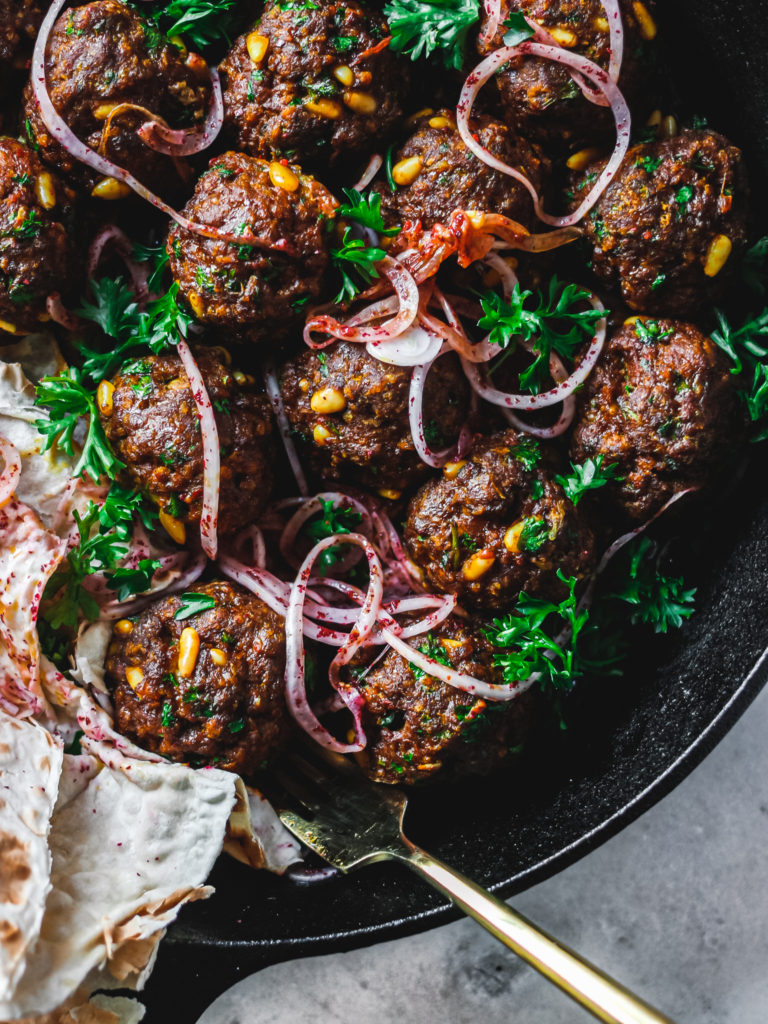 Middle Eastern Style Meatballs – Fig & Olive Platter