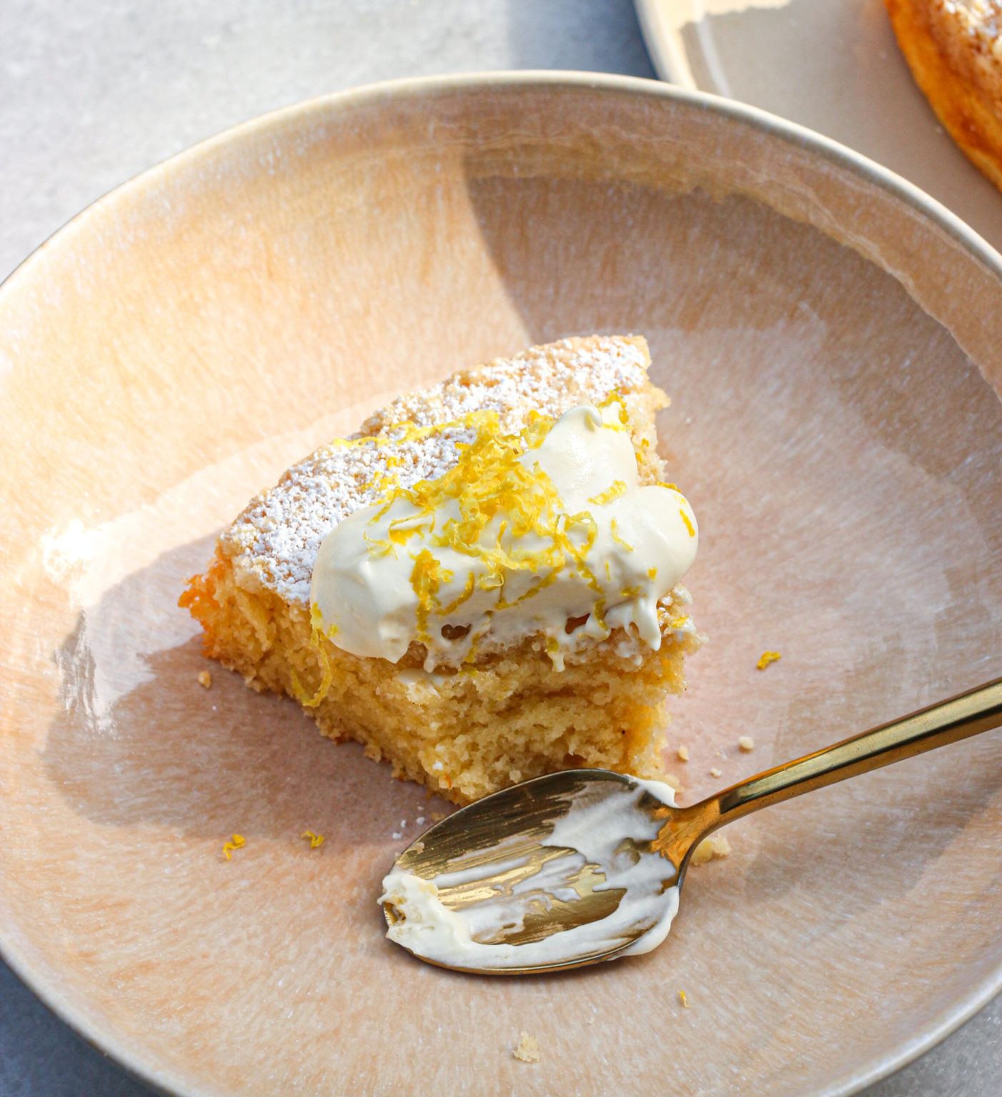 Lemon Crumble Cake – Fig & Olive Platter