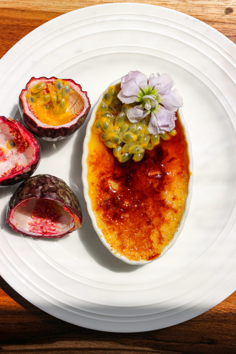 Passion Fruit Crème Brûlée – Fig & Olive Platter