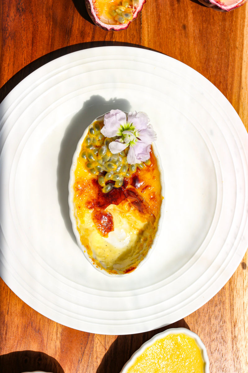 Passion Fruit Crème Brûlée – Fig & Olive Platter