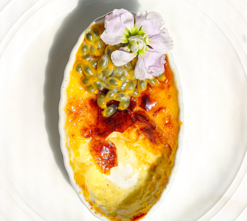 Passion Fruit Crème Brûlée – Fig & Olive Platter