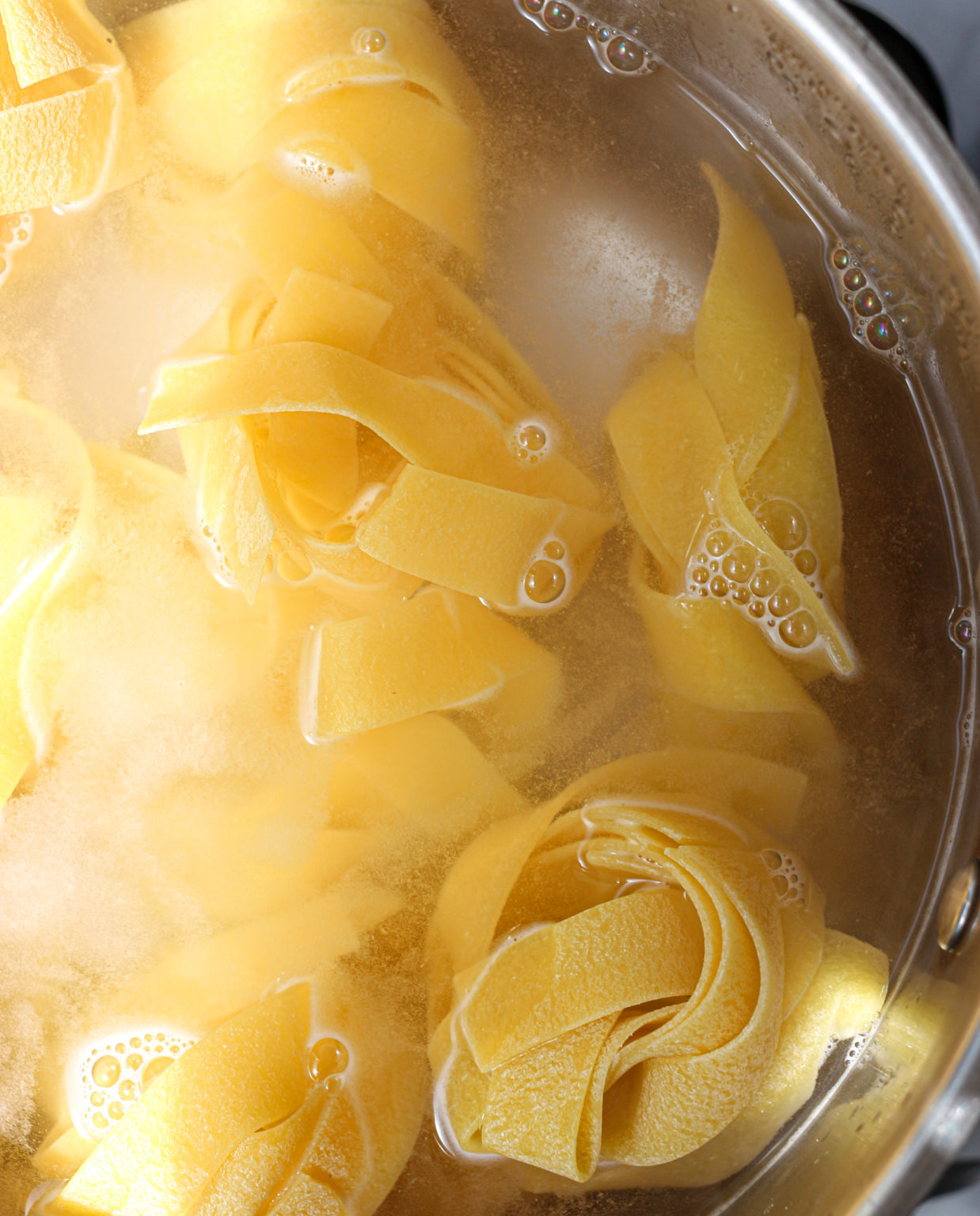 Creamy Saffron Pasta – Fig & Olive Platter