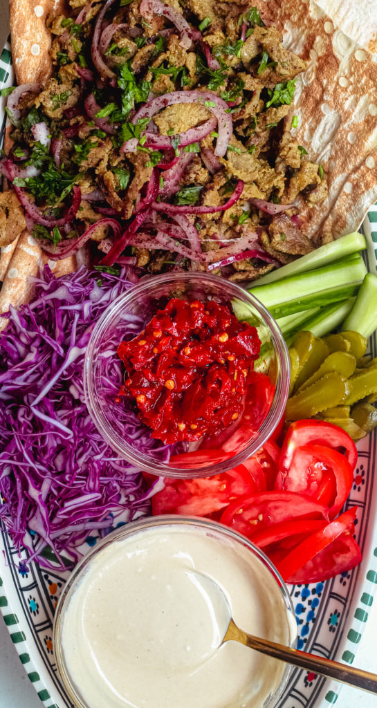 How to Make Lamb Shawarma – Fig & Olive Platter