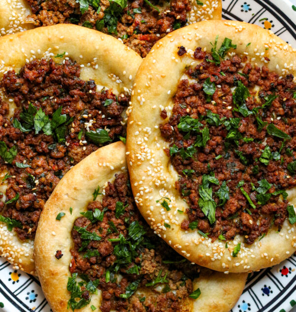 Middle Eastern Lamb Flatbread – Fig & Olive Platter