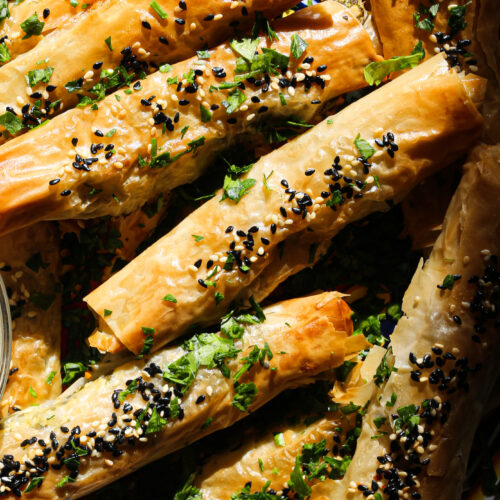 Feta & Herb Borek ( Phyllo Cigars) – Fig & Olive Platter