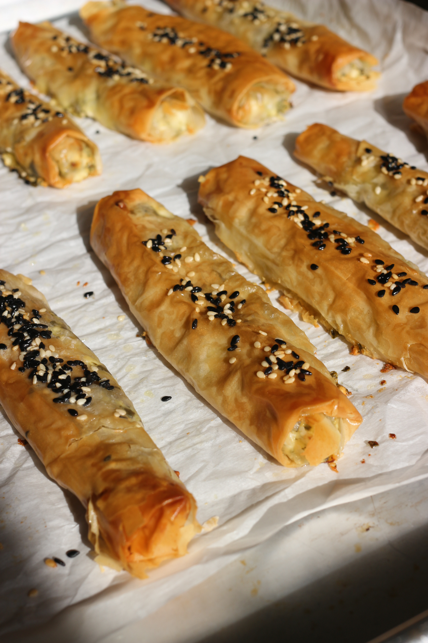 Feta & Herb Borek ( Phyllo Cigars) – Fig & Olive Platter