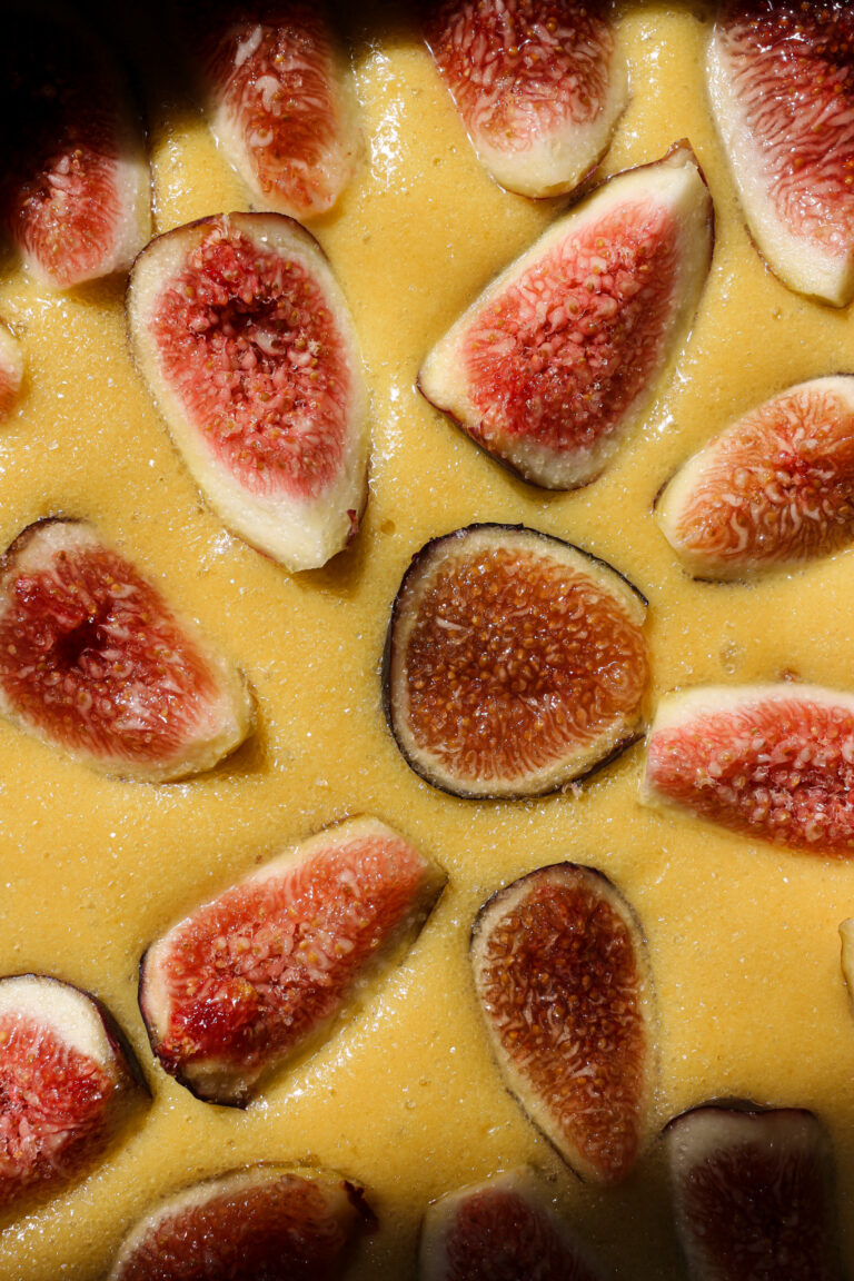 Fig Almond Cake with Honey – Fig & Olive Platter